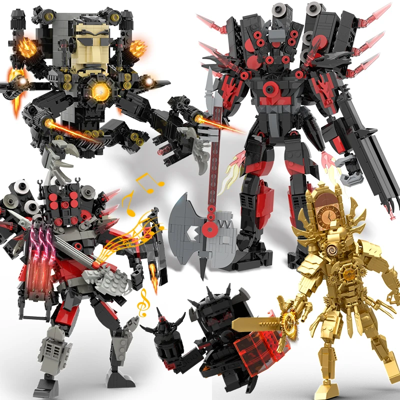 Skibidi-Toilet-Building-Block-para-ni-os-Titan-Clock-2-0-Camera ...