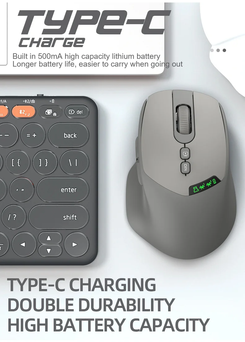 APAYADO T02 Dual-Mode Wireless Mouse - apayado.com