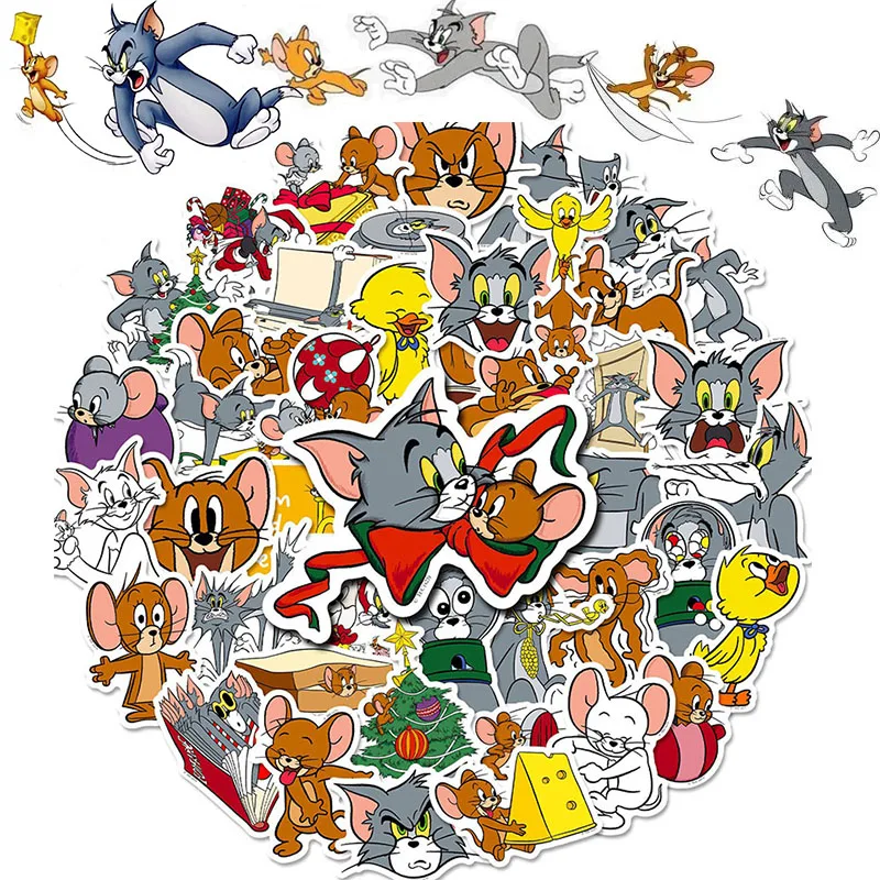 Anime-Figura-Tom-e-Jerry-Adesivos-Protetor-Solar-Imperme-vel-Adesivo ...