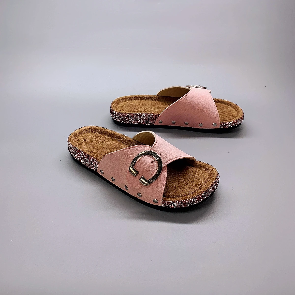 Women's Fashionable and Comfortable Cork Slippers, Breathable and ...