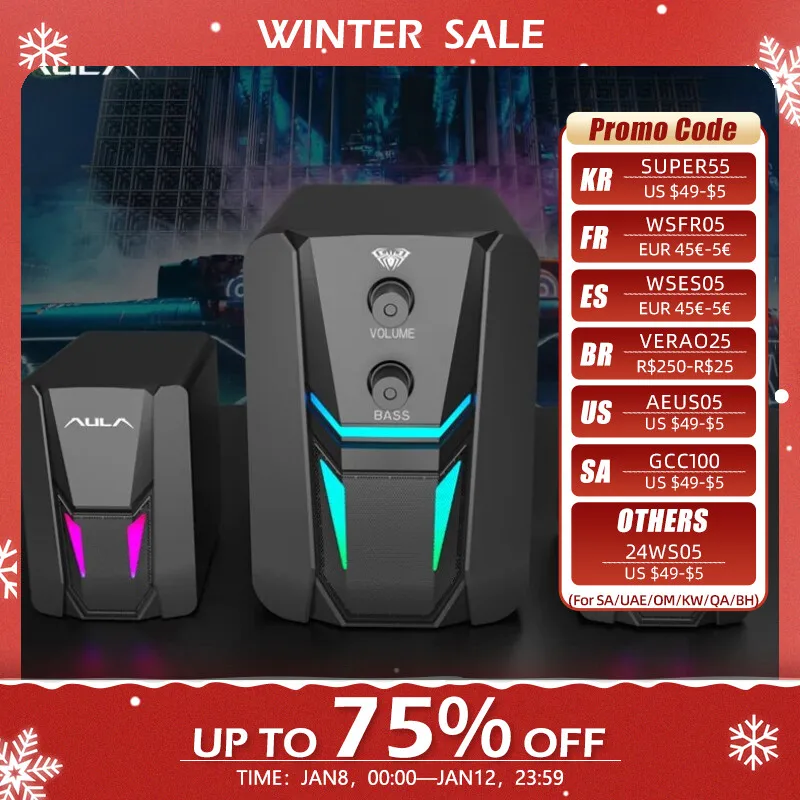 AULA-N-189-Computer-Desktop-Luminous-Sound-Laptop-Desktop-Computer ...