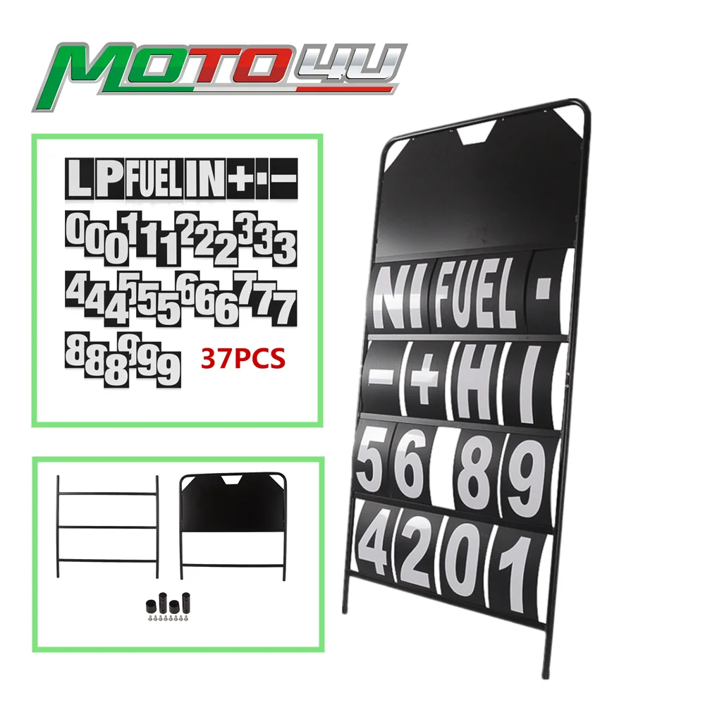Aluminium-Motorcycle-Race-Pit-Board-Frame-And-37PCS-Number-Kit ...