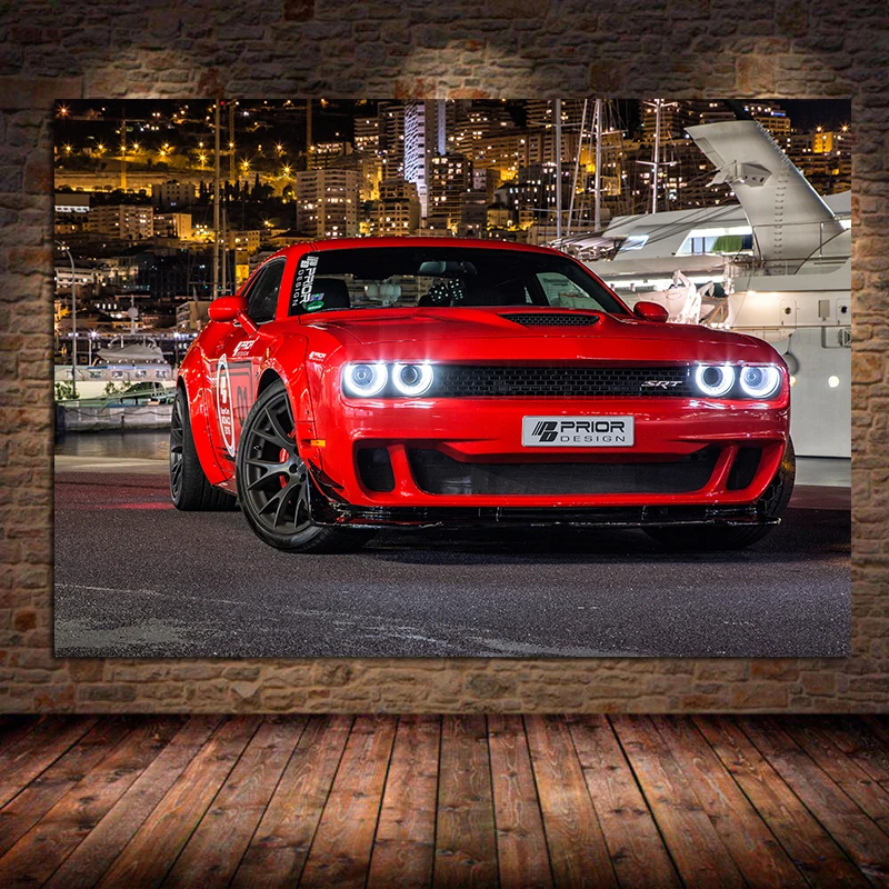 Dodge Challenger Hellcat Red