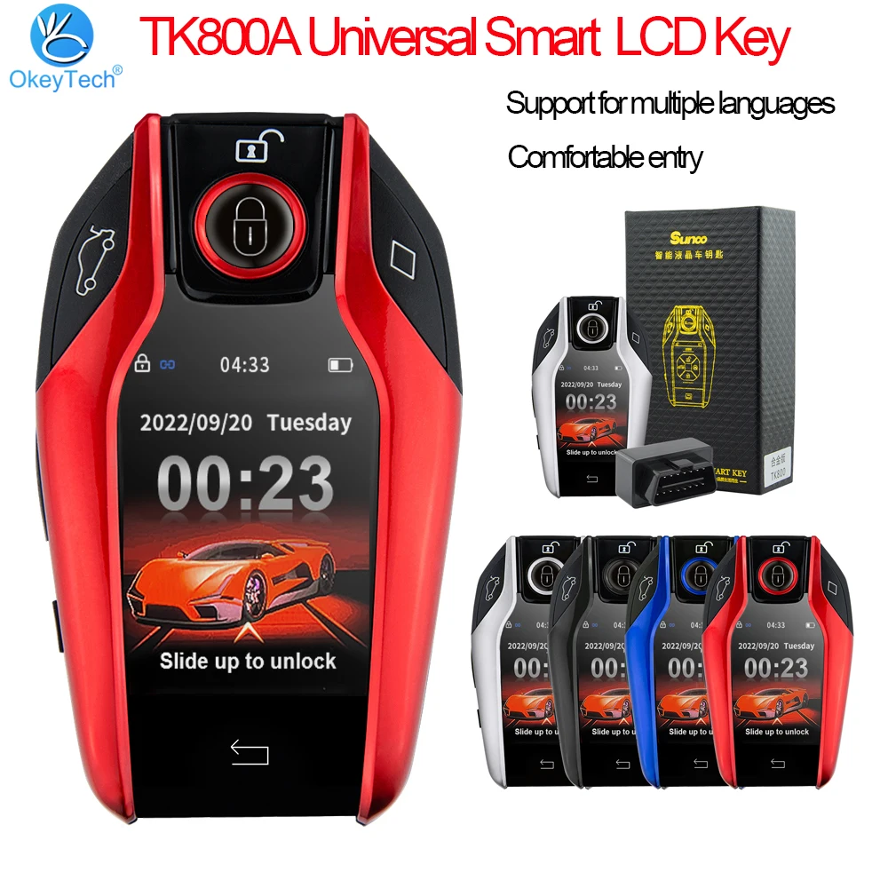 TK800A-Modificado-Controle-Remoto-Inteligente-Universal-Chave-LCD-BMW ...
