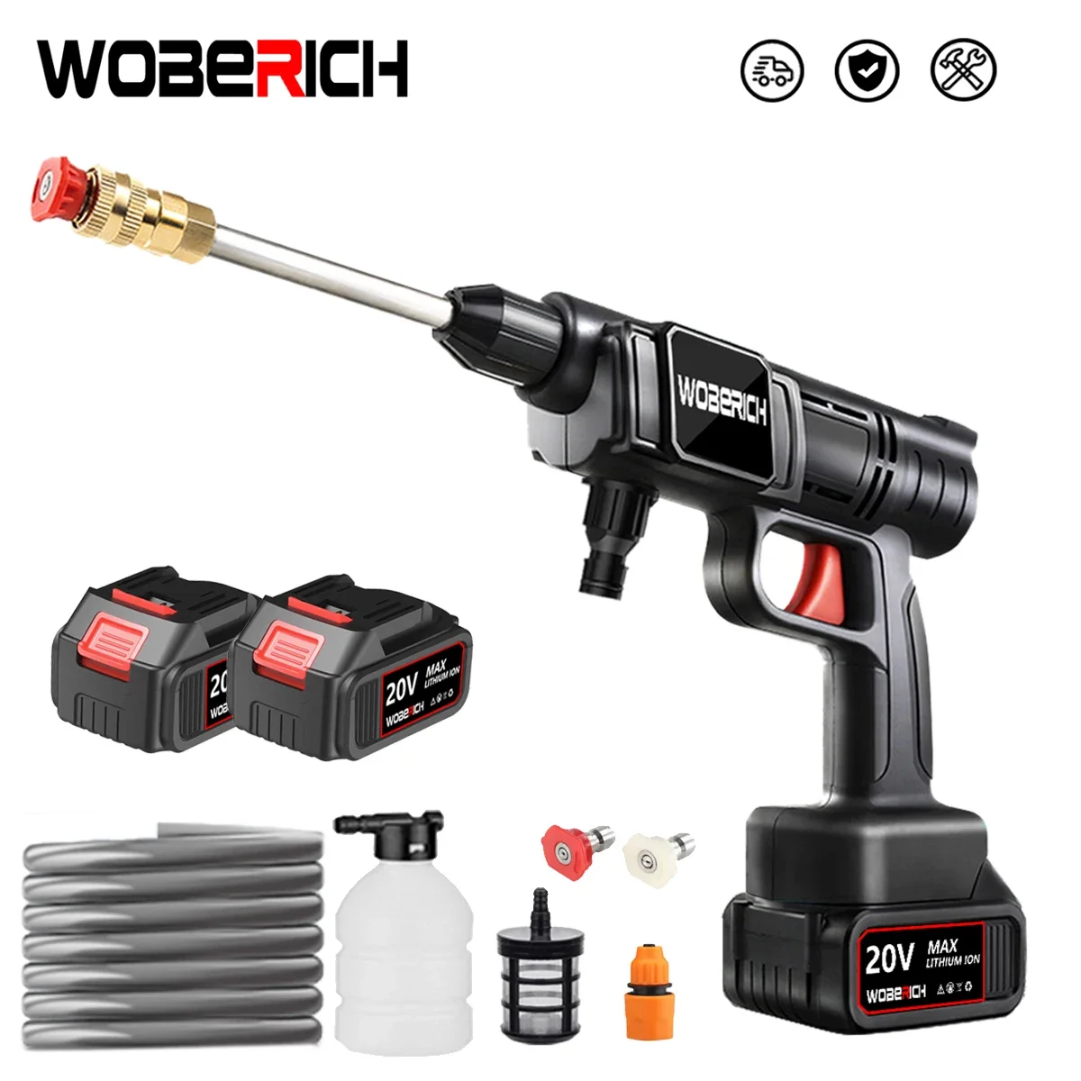 Cordless-Wireless-High-Pressure-Car-Wash-Washer-Gun-Generator-Water-Gun ...
