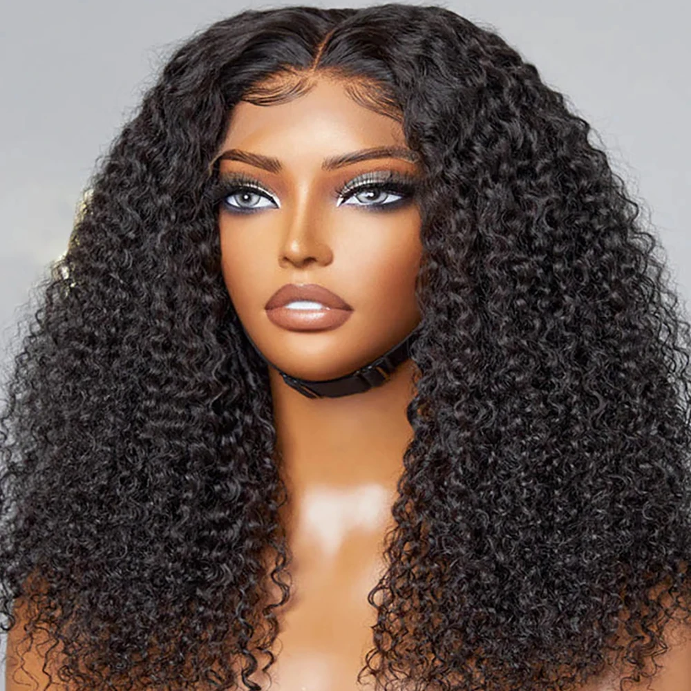 Peluca-de-cabello-humano-rizado-Afro-pelo-corto-Bob-13x4-Jerry-encaje ...