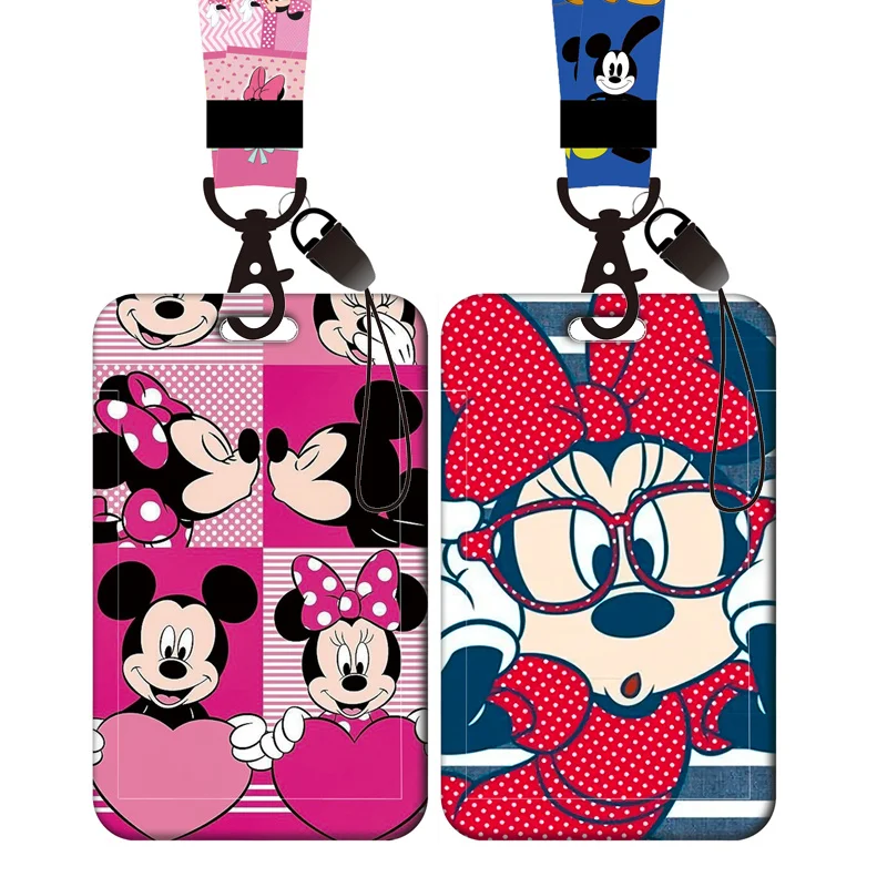 Disney-Mickey-Credit-Card-Holder-Lanyard-Keychain-Minnie-Photo-Card ...