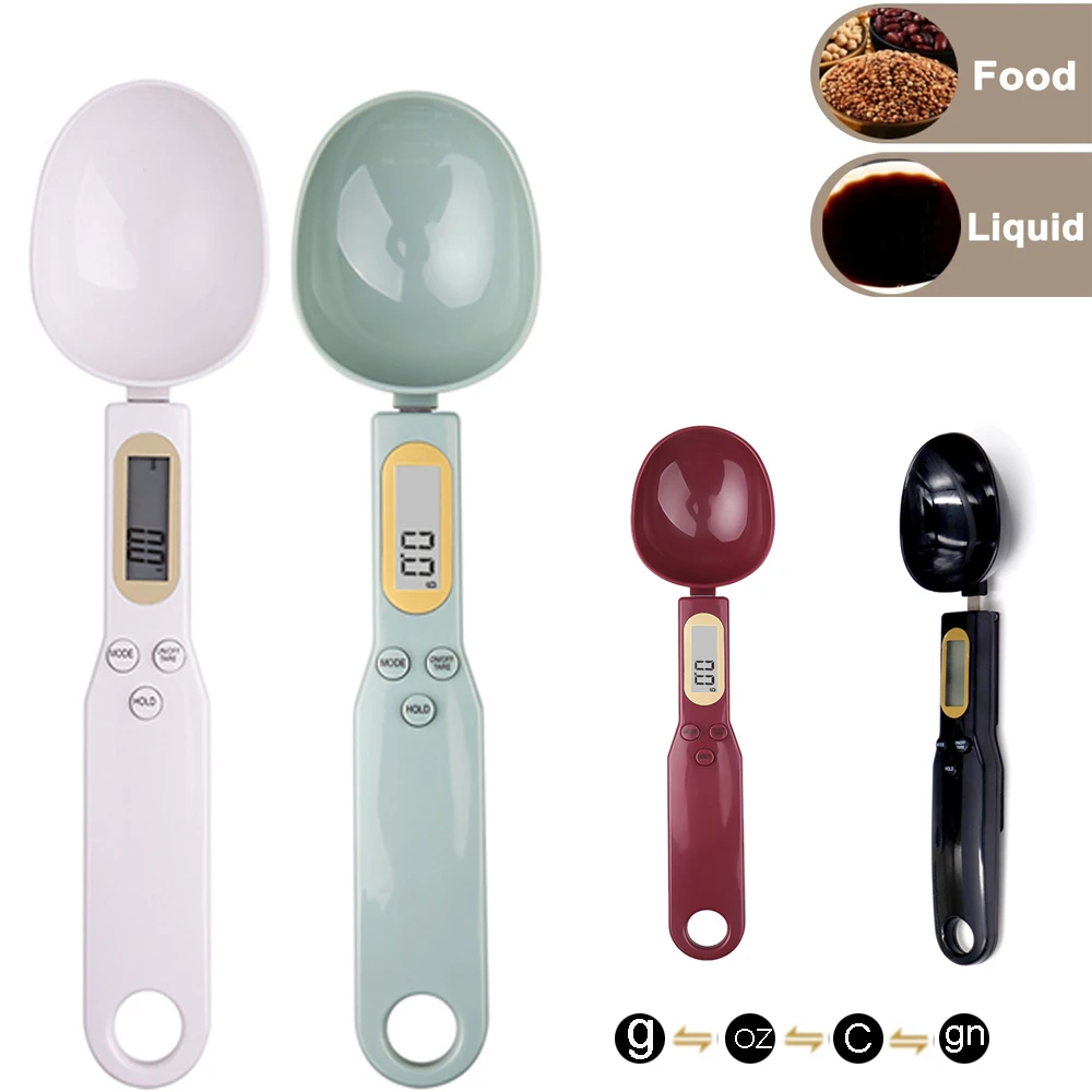 500g/0.1g Digital Scale Electronic Measuring Spoon Scale Lcd Display ...