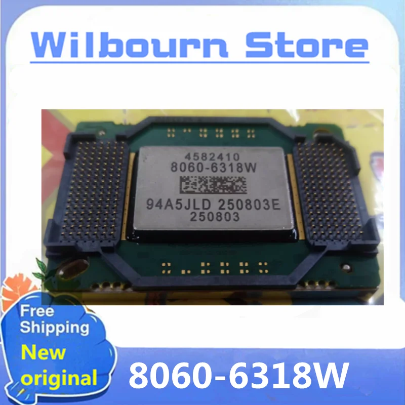 Free shipping NEW original projector DMD chip 8060-6318W / 8060-6319W for data projector