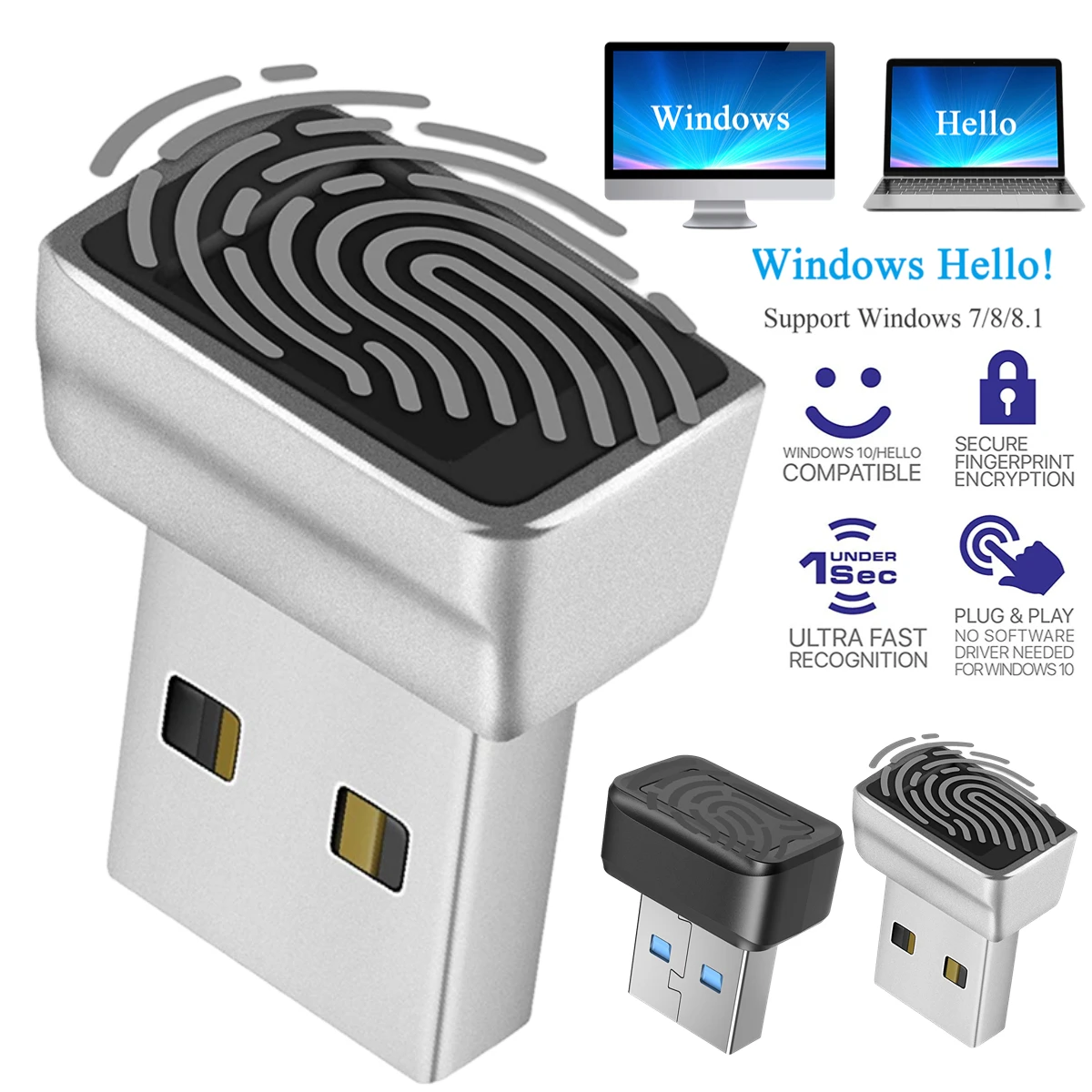 USB-Fingerprint-Reader-Module-for-Windows-7-8-10-11-Hello-Biometric ...