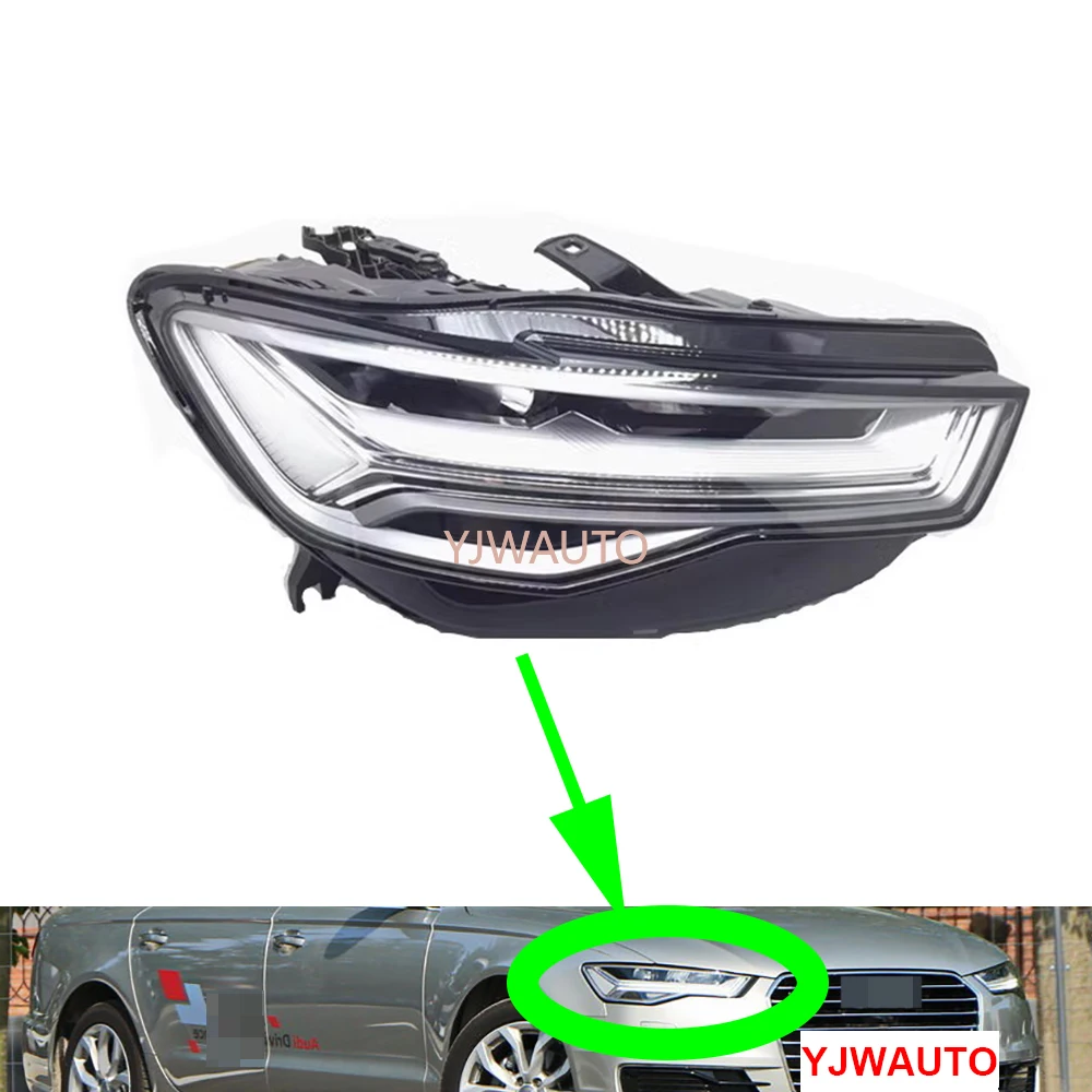 For-Audi-A6L-C7-2016-2017-Car-Headlights-Headlamp-Assembly-with-Day ...