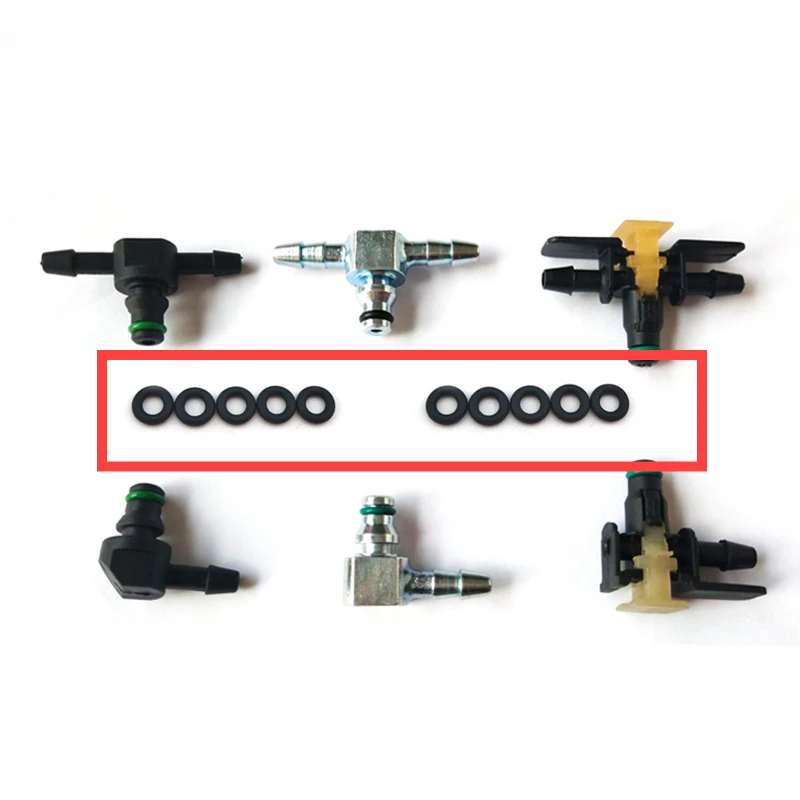 Injector-Return-Connector-Bico-Anel-de-Borracha-Two-Way-Tee-Seal-Bosch ...