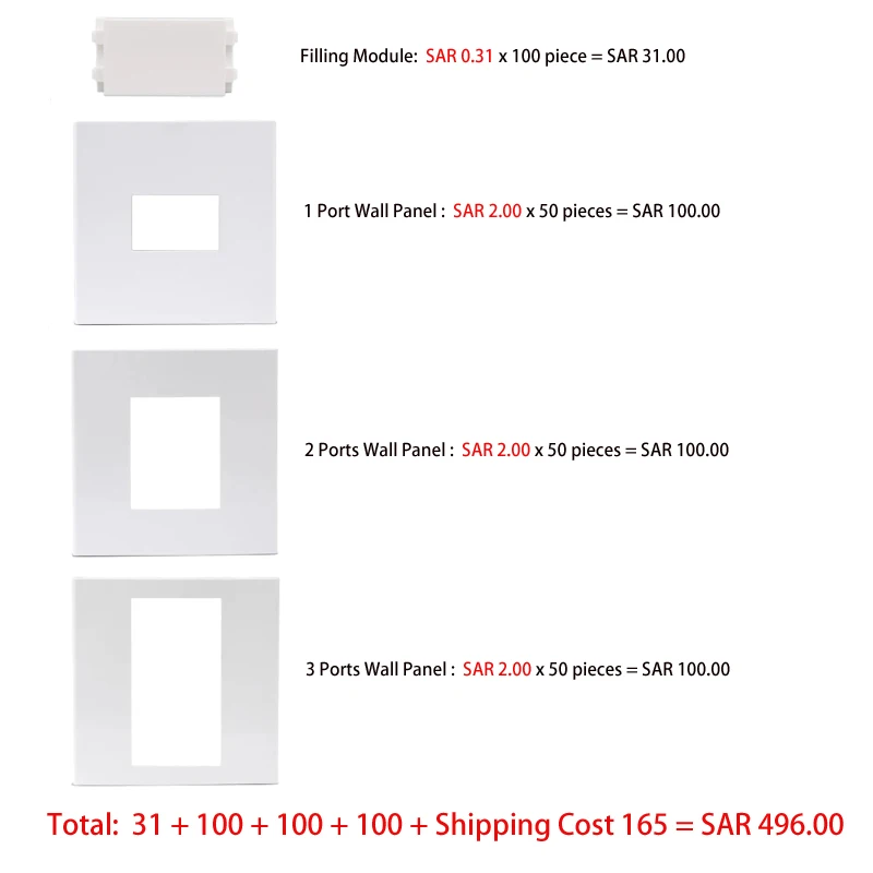 Wall-Faceplate-150-Pieces-86mmx86mm-Blank-Face-Panel-100-Pcs-Blank ...