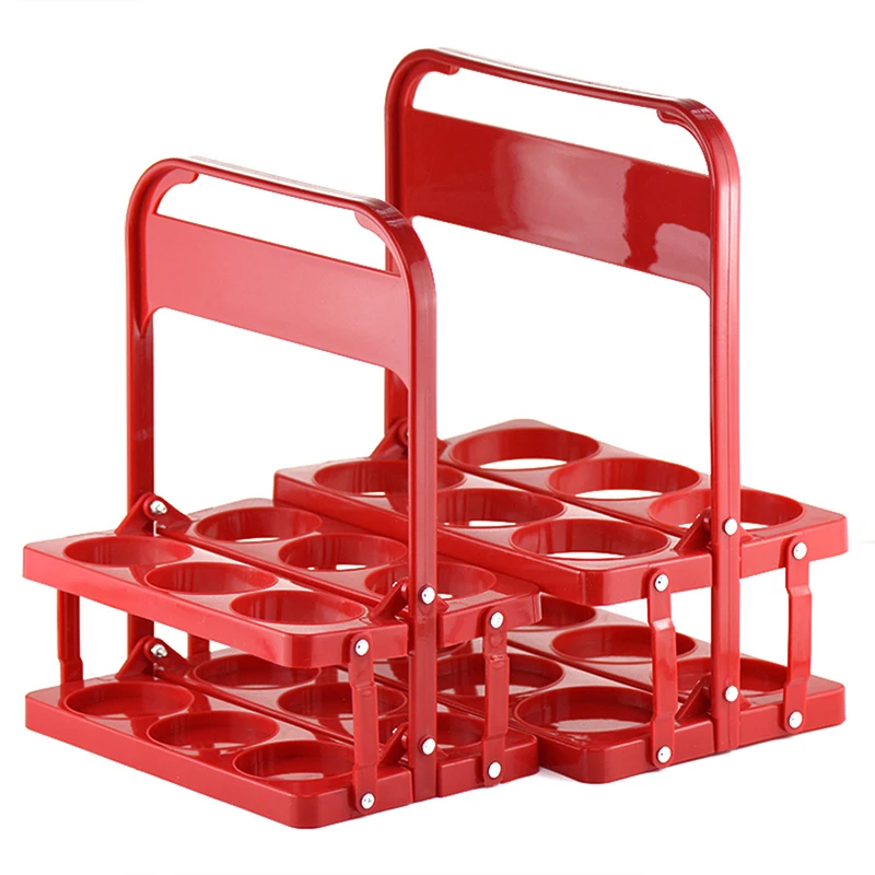 Reusable 6 Pack Beer Bottle Carrier Drink Caddy Wine Beer Holder Rack ...