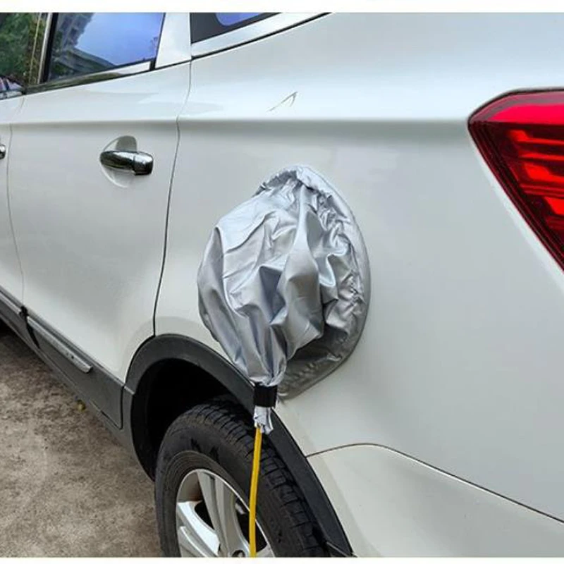 Electric Car Charger Plug Port Rain Cover Dustproof Magnetic EV ...