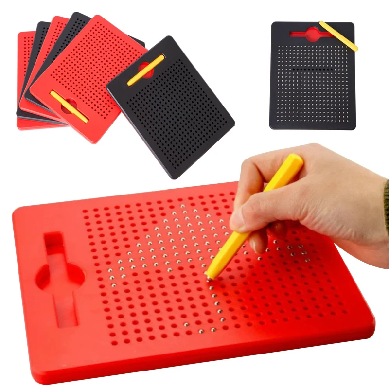 Magnetic-Drawing-Board-Ball-Sketch-Pad-Tablet-with-Magnet-Pen-Kids ...