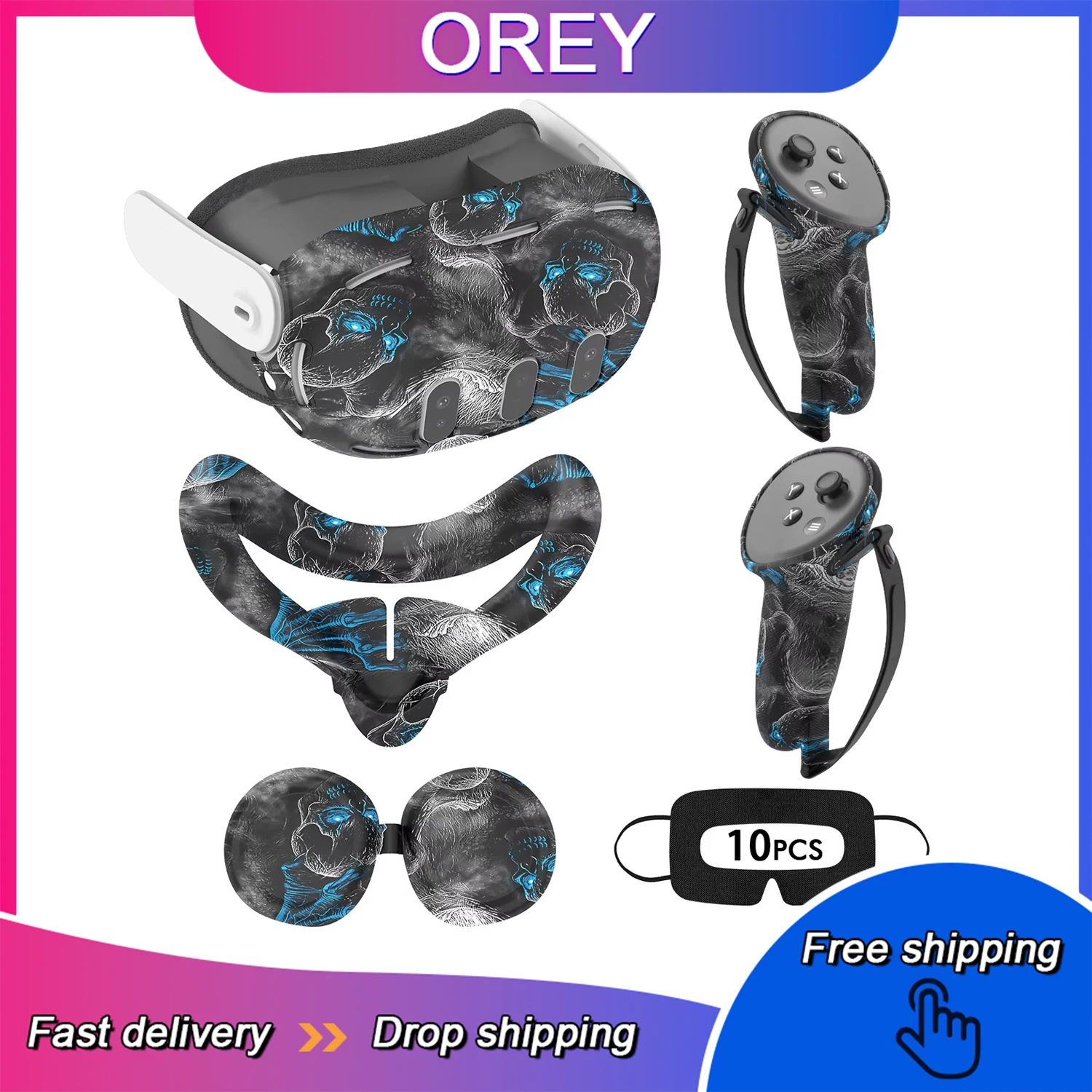 For-Oculus-Quest-3-Silicone-Protective-Cover-Shell-Case-for-Quest3-VR ...