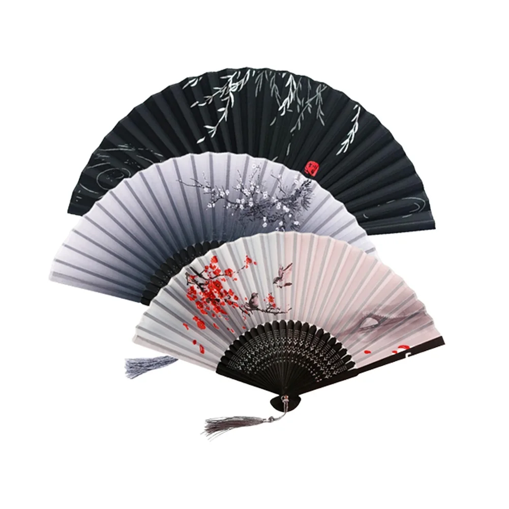 Fan Japanese Decoration | Chinese Japanese Silk Fan | Japanese Fan ...