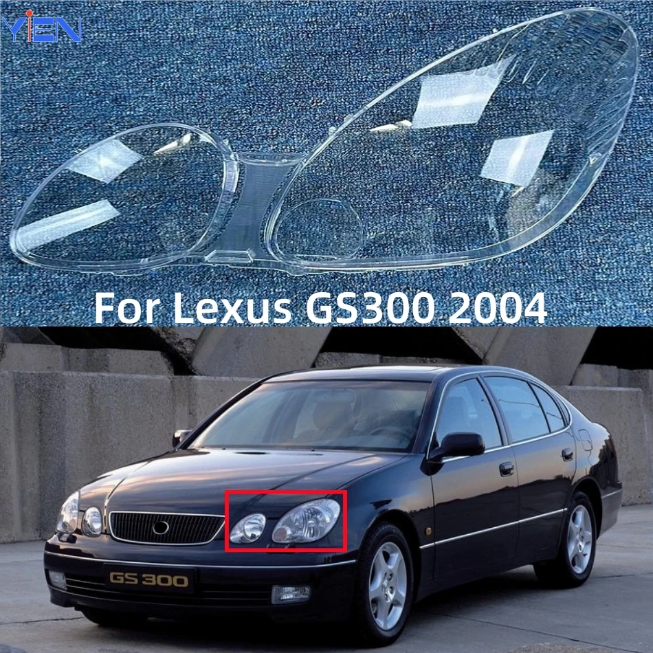 For Lexus GS GS300 2004 Accessories Transparent PC Material Headlights ...