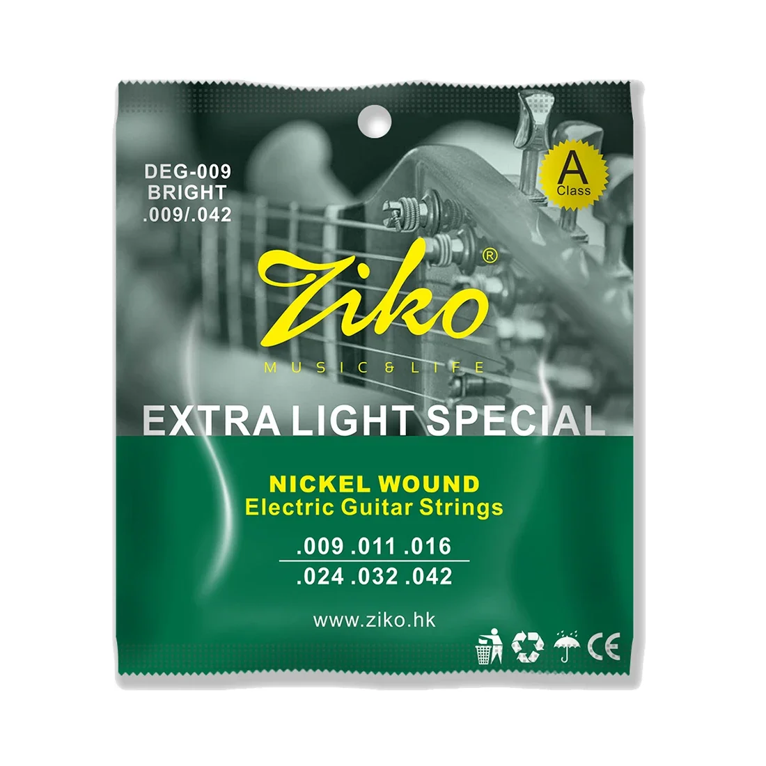 ZIKO-Electric-Guitar-String-Nickel-Strings-DEG-009-Professional-High ...