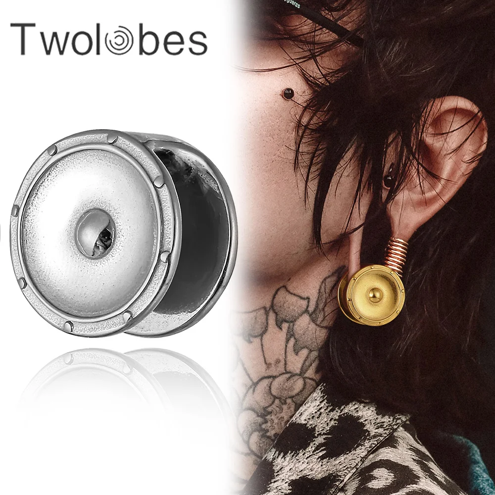 Twolobes-2PCS-New-Fashion-Ear-Weights-Plugs-Ear-Hangers-Tunnels ...