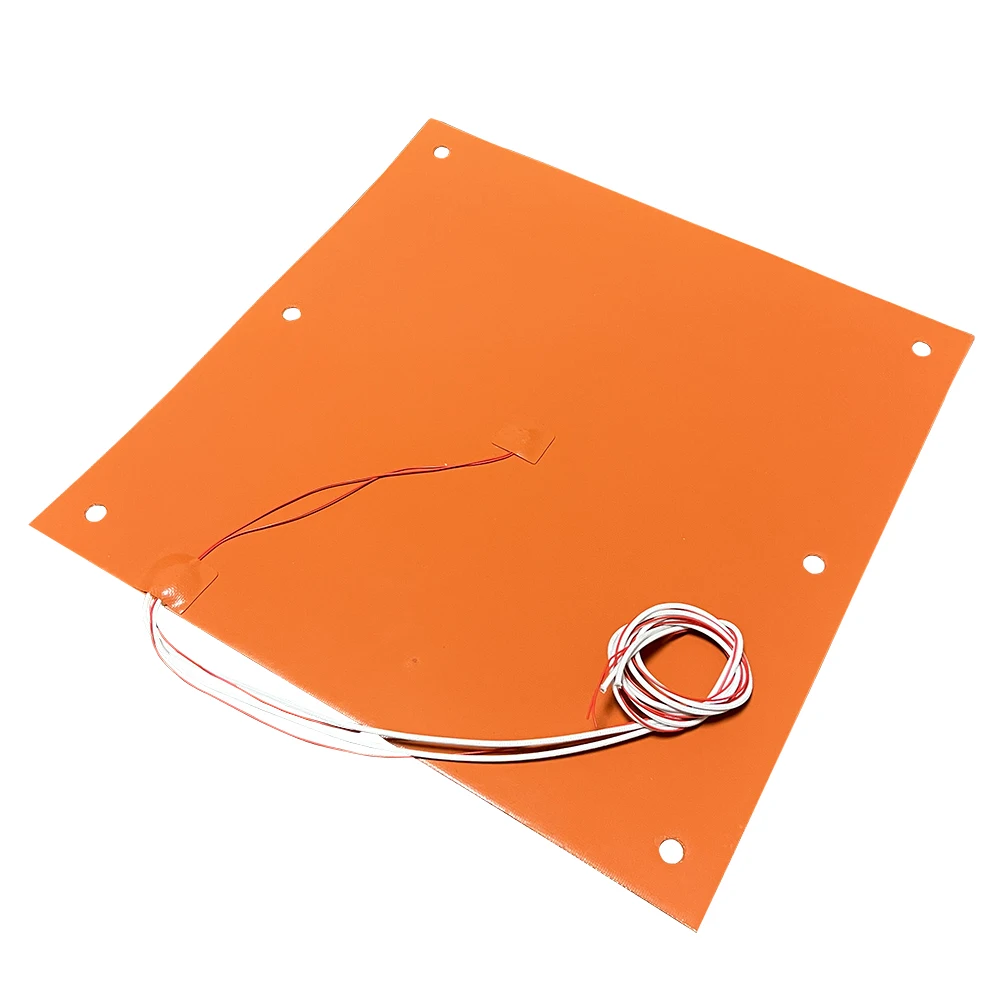 For-Tronxy-X5SA-400-Silicone-Heated-Build-Plate-400x400-1400w-6-Holes ...