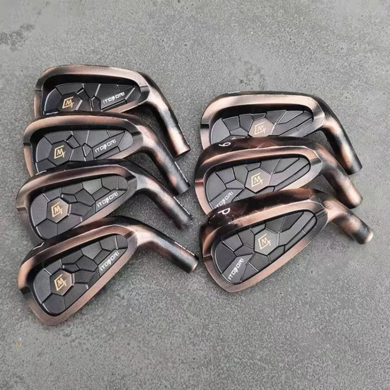 Golf-Clubs-ITOBORI-MTG-Copper-Color-Irons-Set-Coppery-4-9-P-7pcs-Men ...