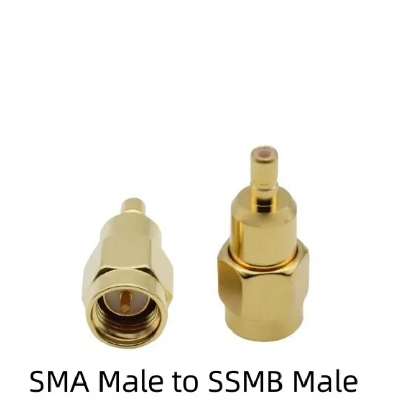 1pcs-lot-SMA-to-SSMB-Adapter-Male-plug-Female-jack-test-head-6GHZ-gold ...