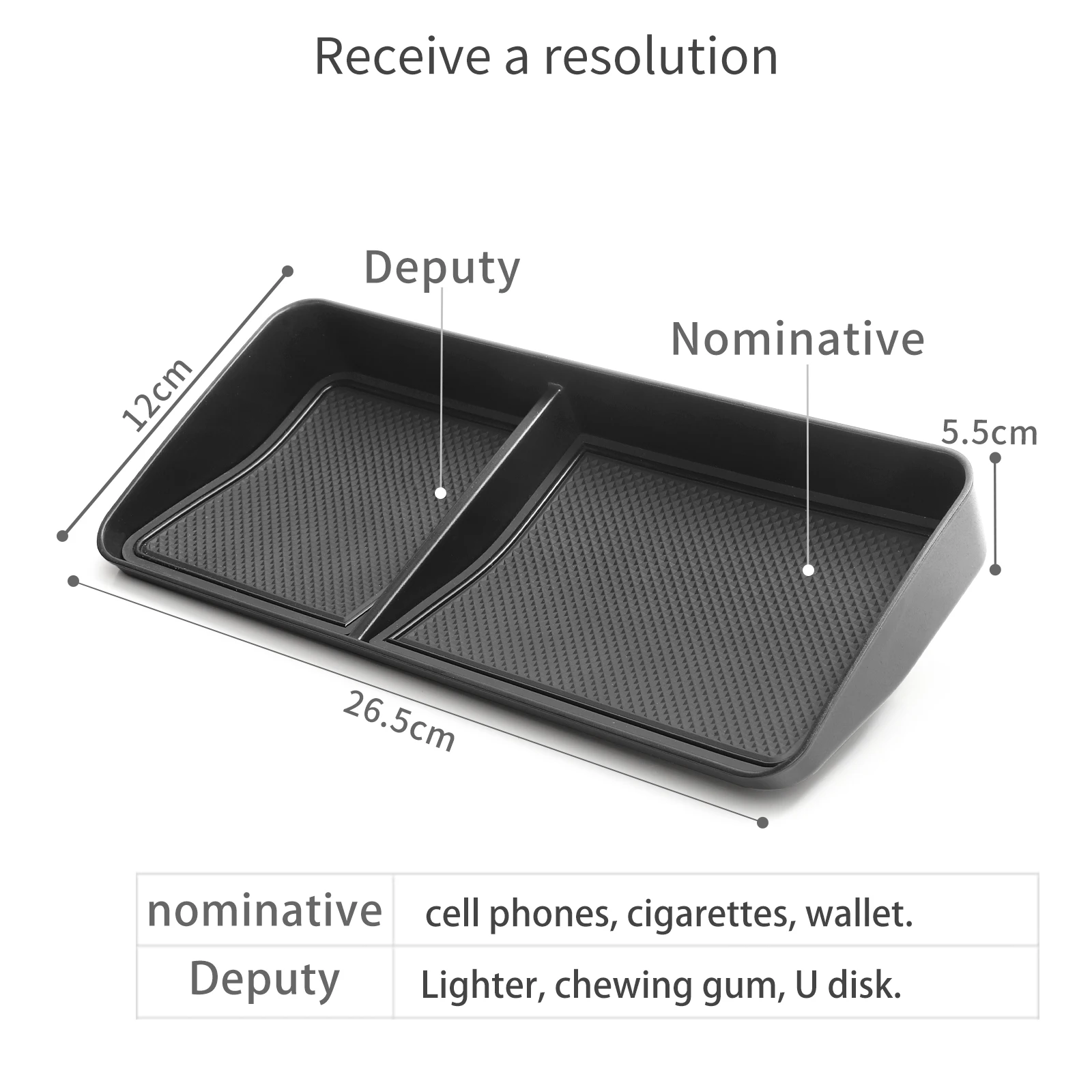 Smabee Dashboard Storage Box for Mitsubishi Outlander 2022 2023 Center ...