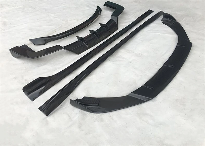 For Maserati Giboli 2013 2014 2015 2016 Real Carbon Fiber Front Lip ...