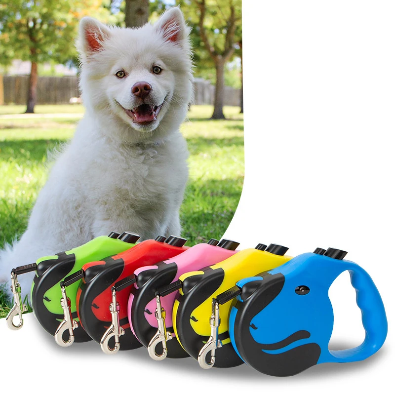 3-5M-Retractable-Puppy-Leash-Durable-Flexible-Dog-Leash-Lead-Pet-Cat ...