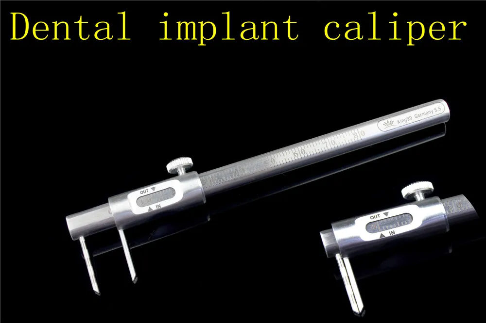 medical dental Vernier caliper with positioning pen type planting ...