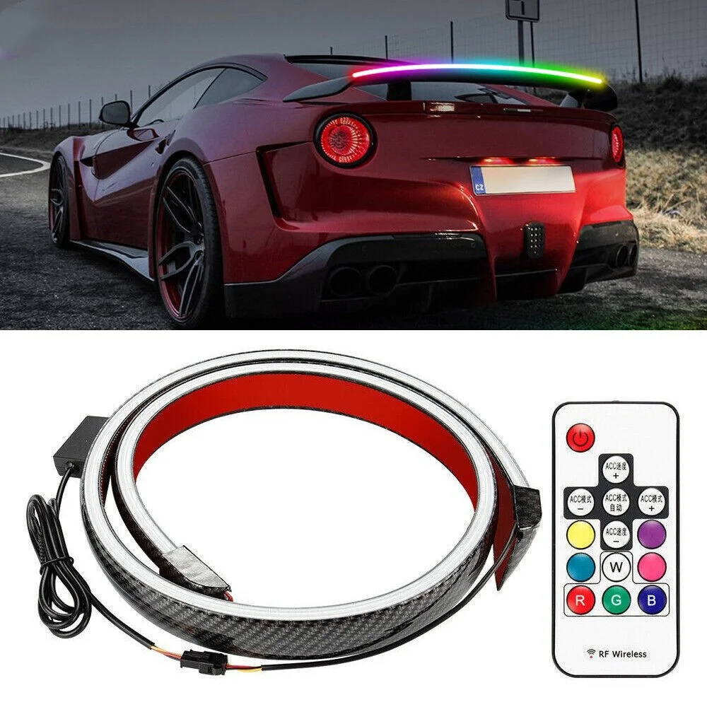 Universal-Car-LED-Rear-Spoiler-Light-RGB-Truck-Tail-Light-Colorful-12V ...