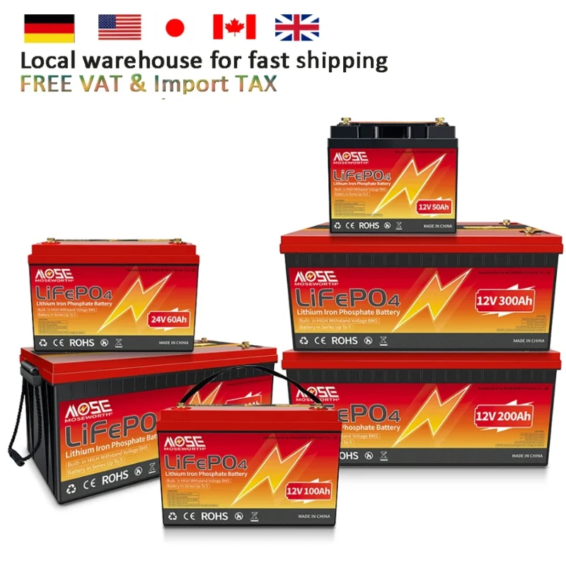 Mose-Hot-Sale-Lifepo4-Pack-Lipo4-12V-50Ah-100Ah-200Ah-Lithium-Iron-Ion ...