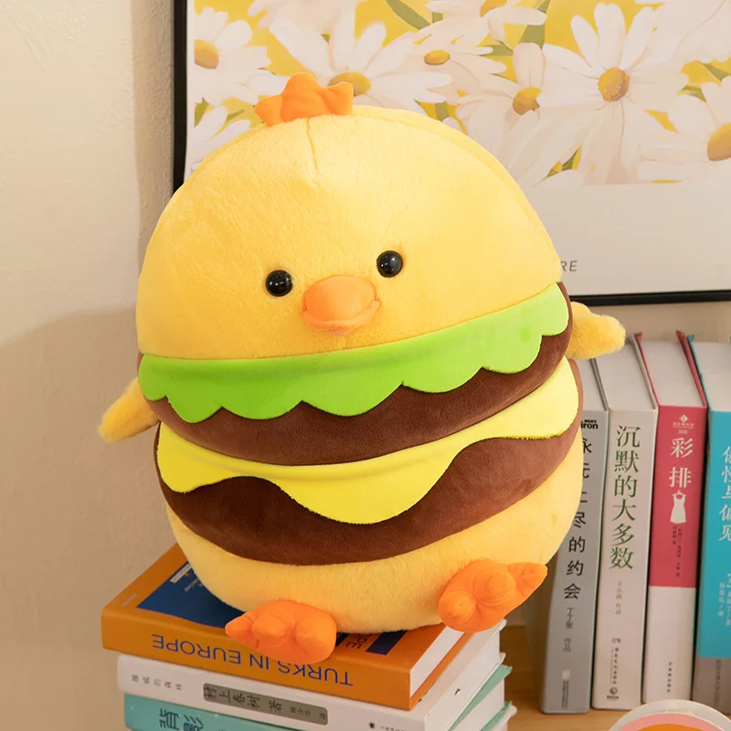 MINISO - Cojín creativo de hamburguesa Kawaii, juguete de peluche ...
