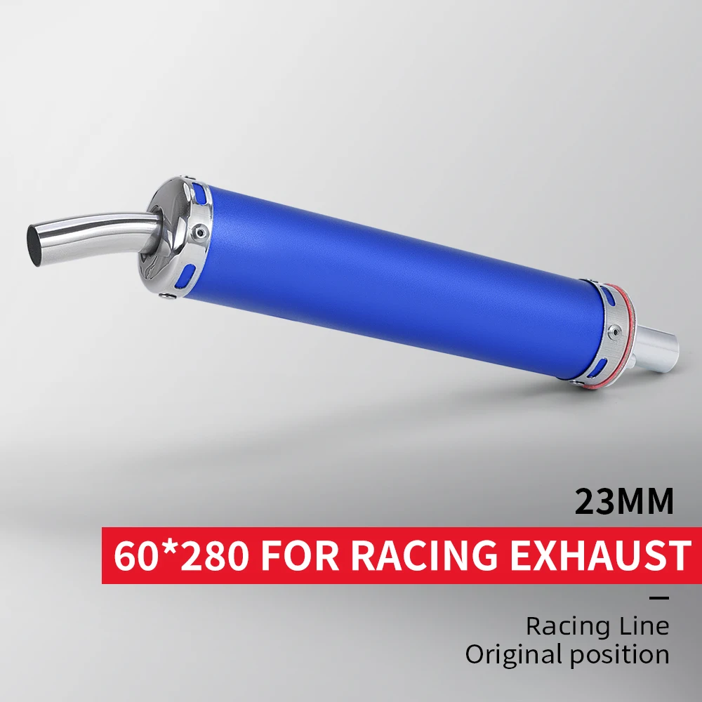 Universal exhaust pipe silencer for racing motorcycle, silent 2-stroke ...