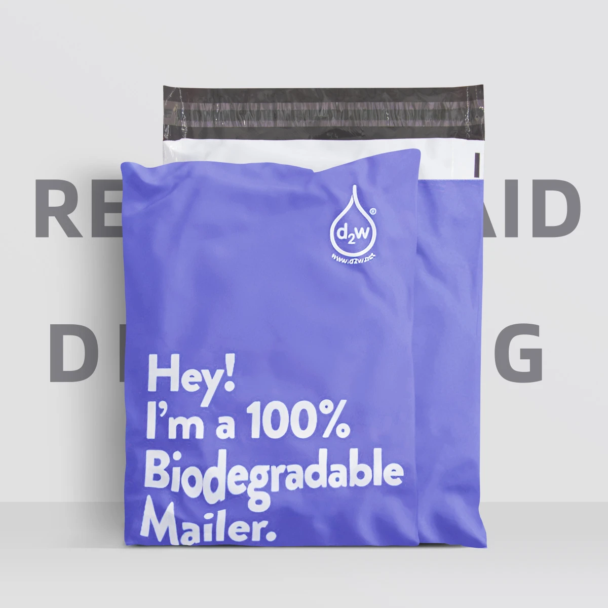 50pcs Blue Color Mailing Post Bags 100% D2w Biodegradable Express ...