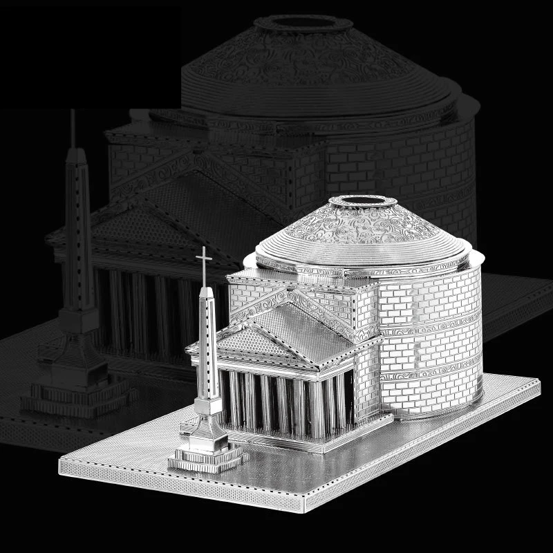 3D-Metal-Puzzler-World-renowned-architecture-The-Pantheon-model-KITS ...