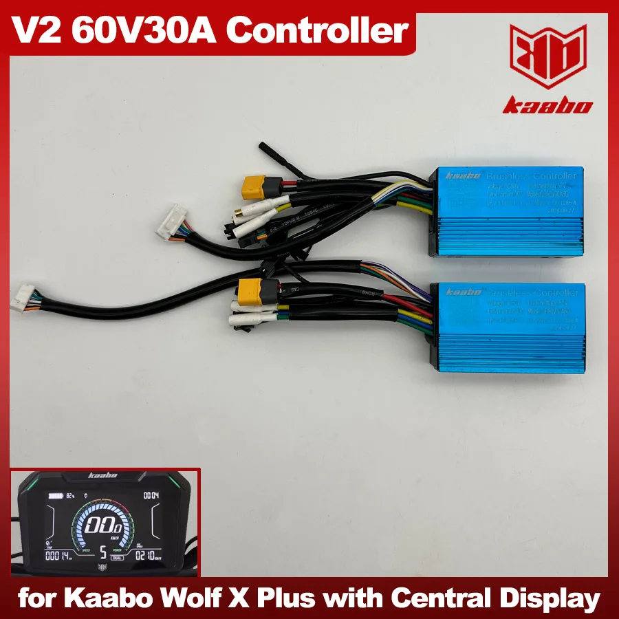 K2 Wolf X 60V30A Sine Wave Controller Latest Version V2 Original Parts ...