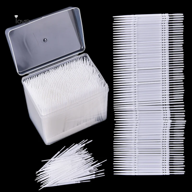1100-Sticks-box-Pale-toothpicks-2-way-Interdental-toothbrush-Pick ...