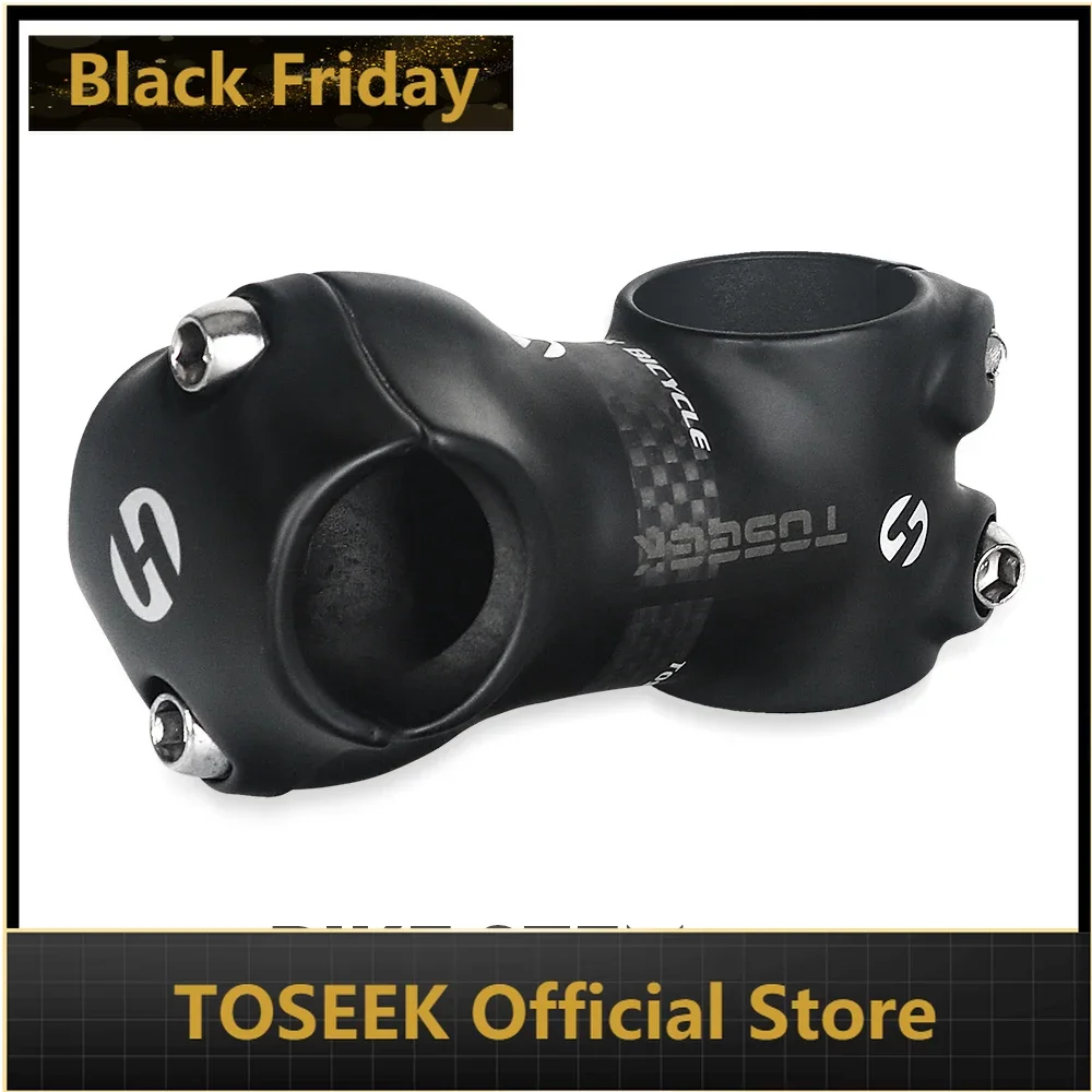 TOSEEK-Carbon-Stem-50-60-70-80mm-Aluminum-Bike-Handlebar-Stem-7-Degree ...