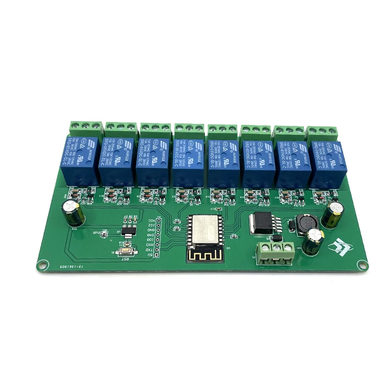 5V-7-28V-Power-Supply-ESP8266-WIFI-Eight-way-Relay-Module-ESP-12F ...