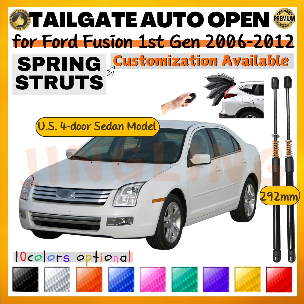 Qty(2) Trunk Struts with Spring for Ford Fusion 1st Gen Sedan 2006-2012 ...
