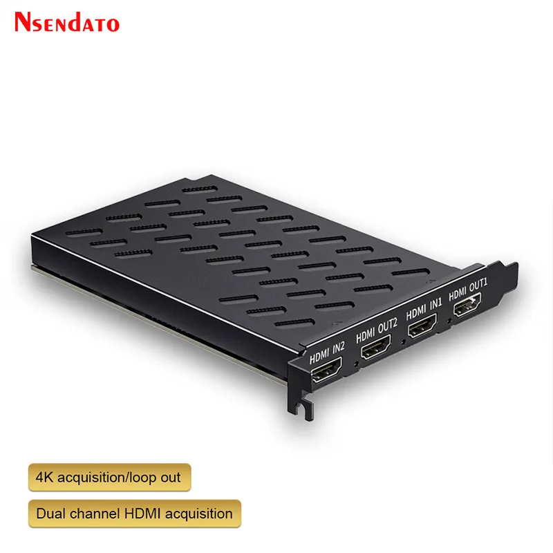 2-Channel-2060P-4K-60fps-HDMI-PCI-Express-Video-Capture-Grabber-Card ...