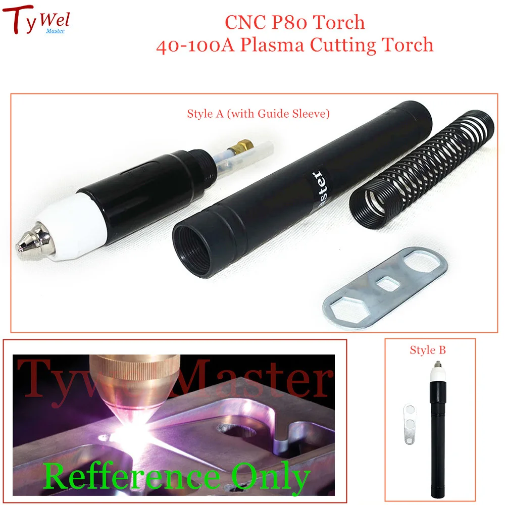 P80 40-100a Cnc Cutting Torch For Plasma Machine Air Cooled Automatic ...