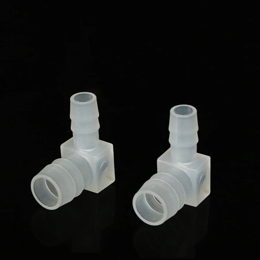 5pcs Plastic Pagoda Barbed Hose Reducer Elbow 2.4mm-3.2mm-6mm-8mm-10mm ...
