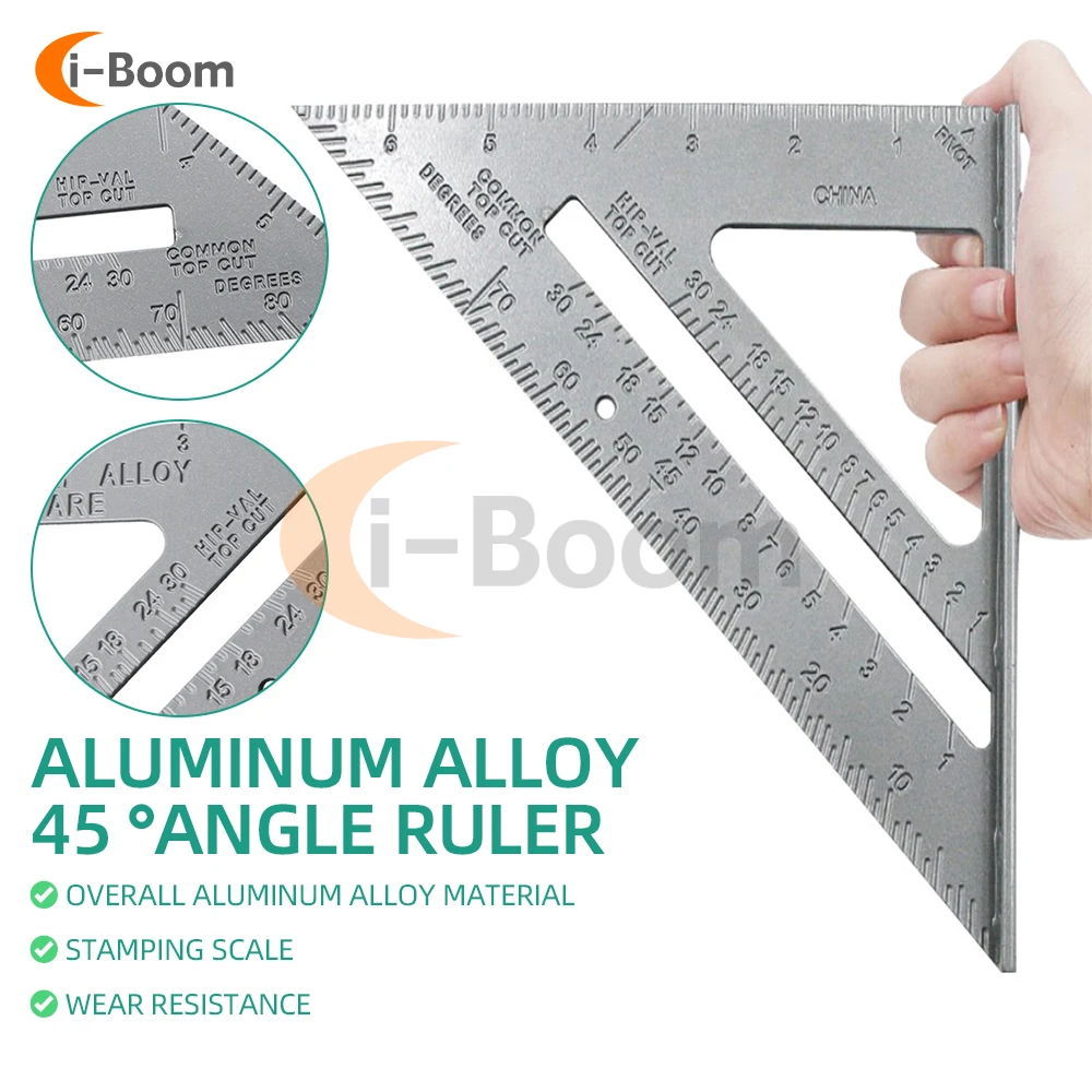 7-Inch-British-Triangle-Ruler-Protractor-90-Degree-Thickened-Angle ...