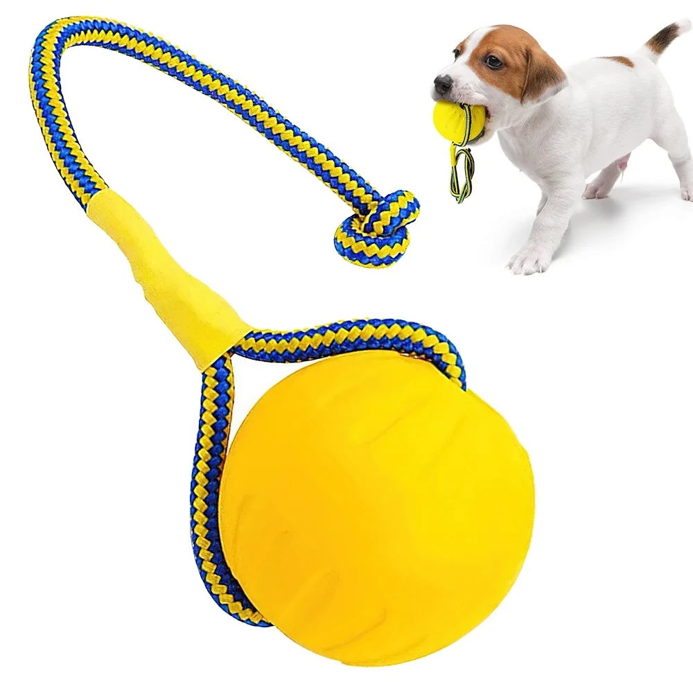 Pet-Dog-Toys-EVA-Ball-Toys-with-Rope-Interactive-Tug-of-War-Toy-for ...