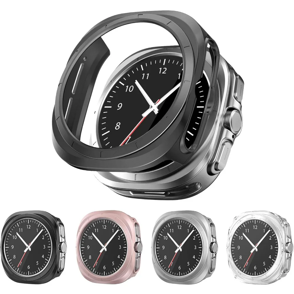 Matte-Case-for-Samsung-Galaxy-Watch-Ultra-Hard-PC-Cover-Bumper-Around ...