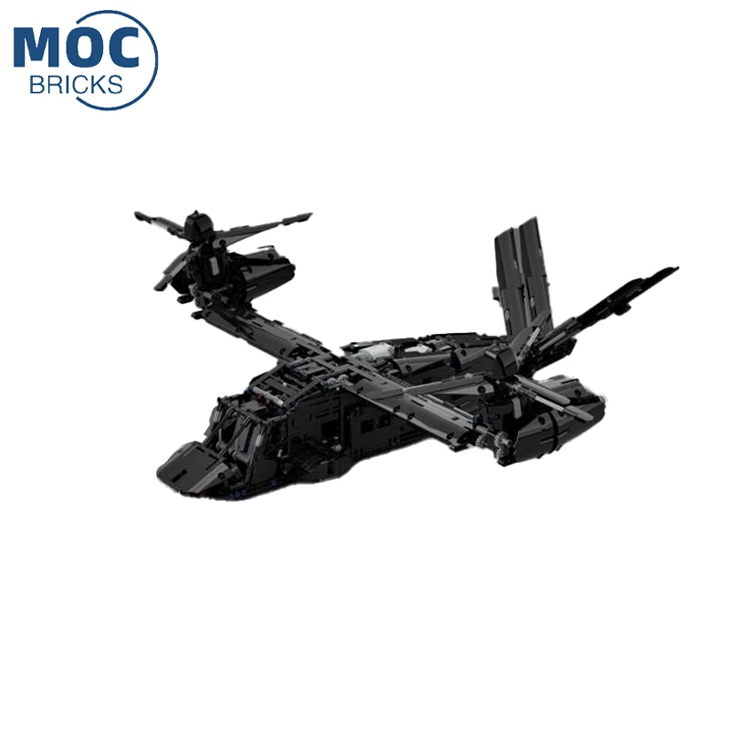 Military-Series-MOC-Building-Block-Bell-V-280-Valor-Aircraft-Model-DIY ...